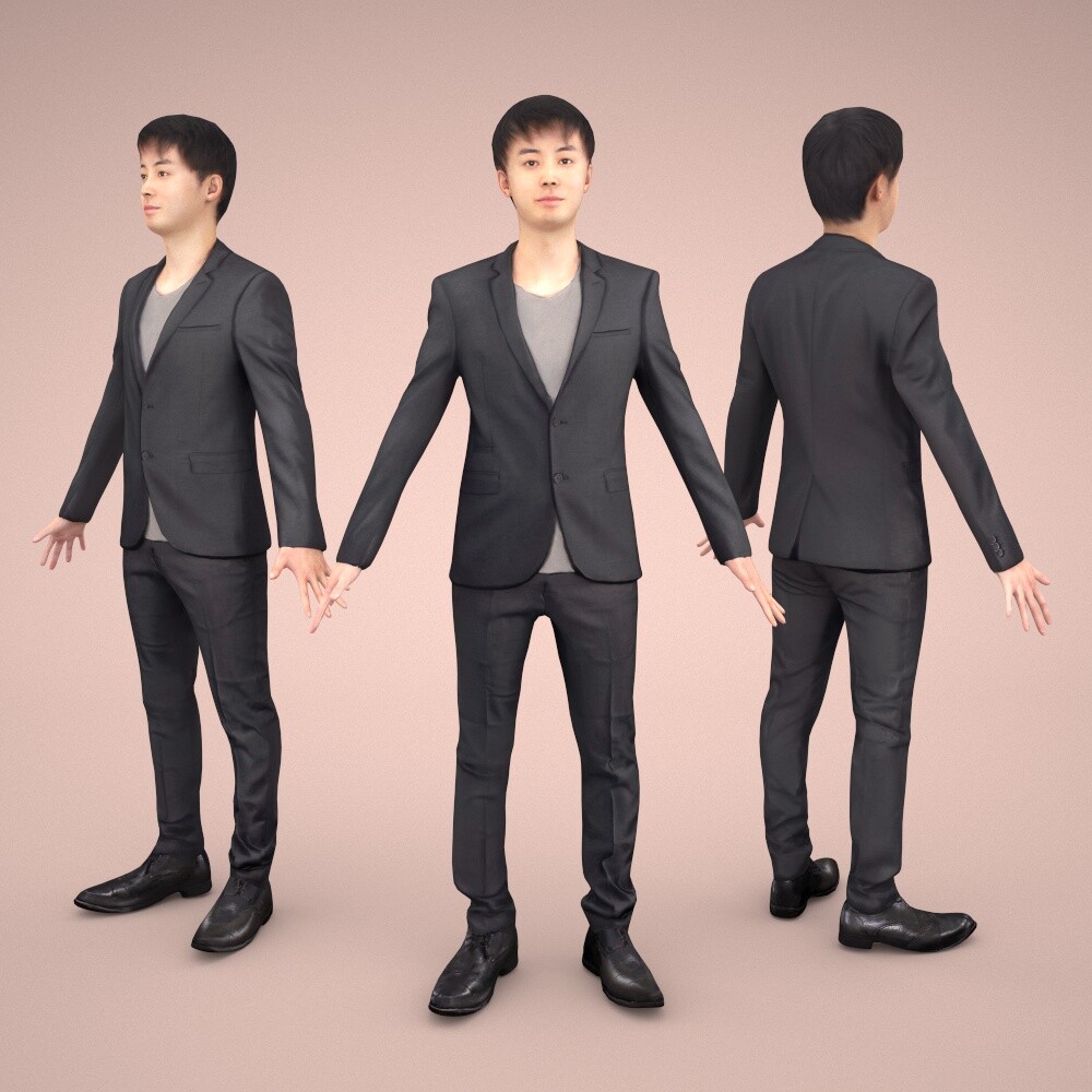 ArtStation - Animated 3D-people 106_Sota | Resources