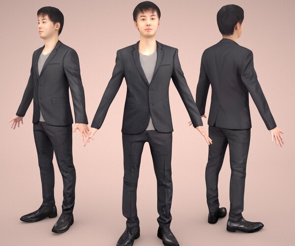 ArtStation - Animated 3D-people 106_Sota | Resources