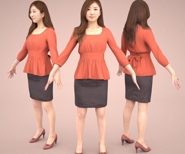 ArtStation - Animated 3D-people 060_Mao | Resources