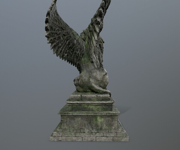 ArtStation - lion statue | Game Assets