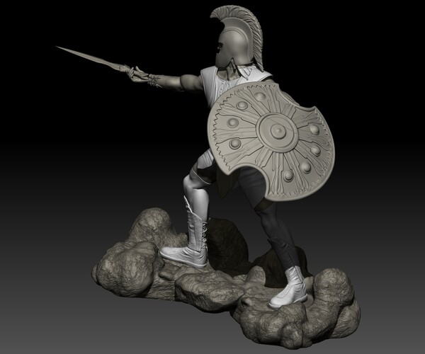 ArtStation - Achilles Warrior Printable Model | Game Assets