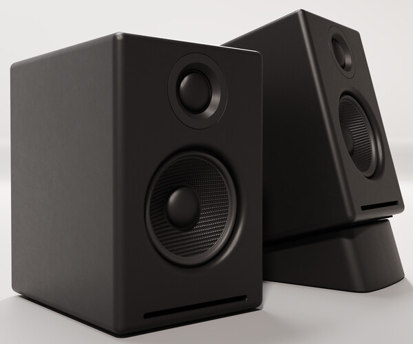 ArtStation - Audioengine A2+ with Stand | Resources