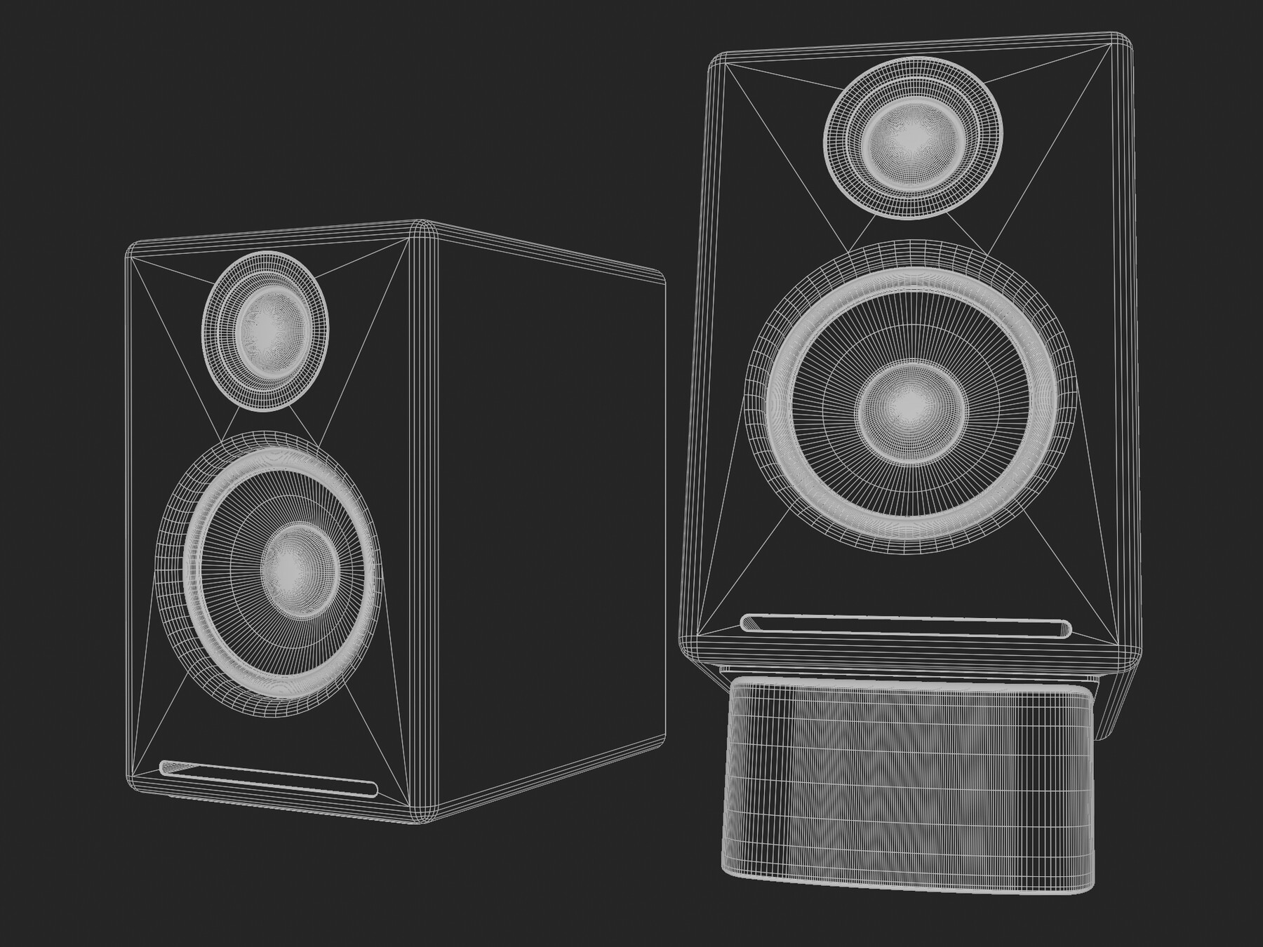 ArtStation - Audioengine A2+ with Stand | Resources