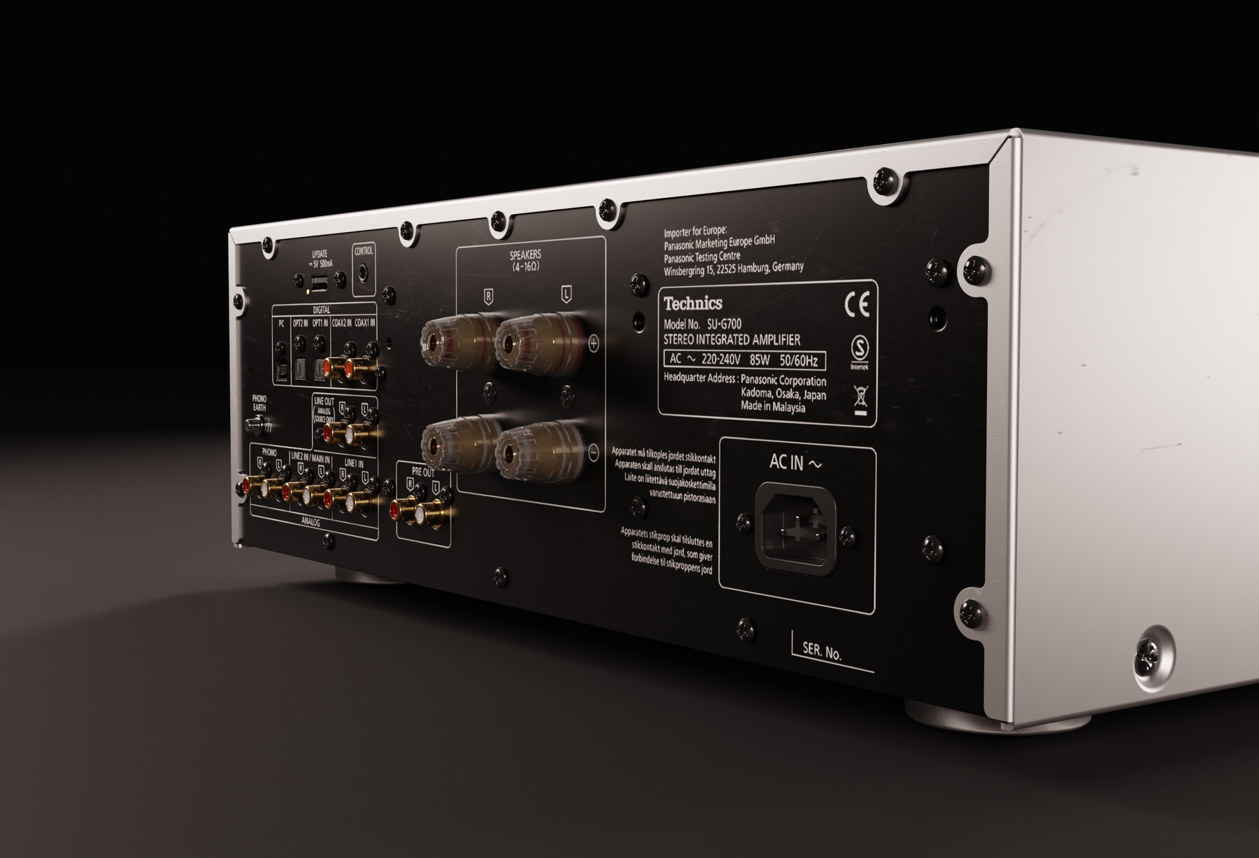 ArtStation - Technics SU-G700 - Stereo Integrated Amplifier | Resources