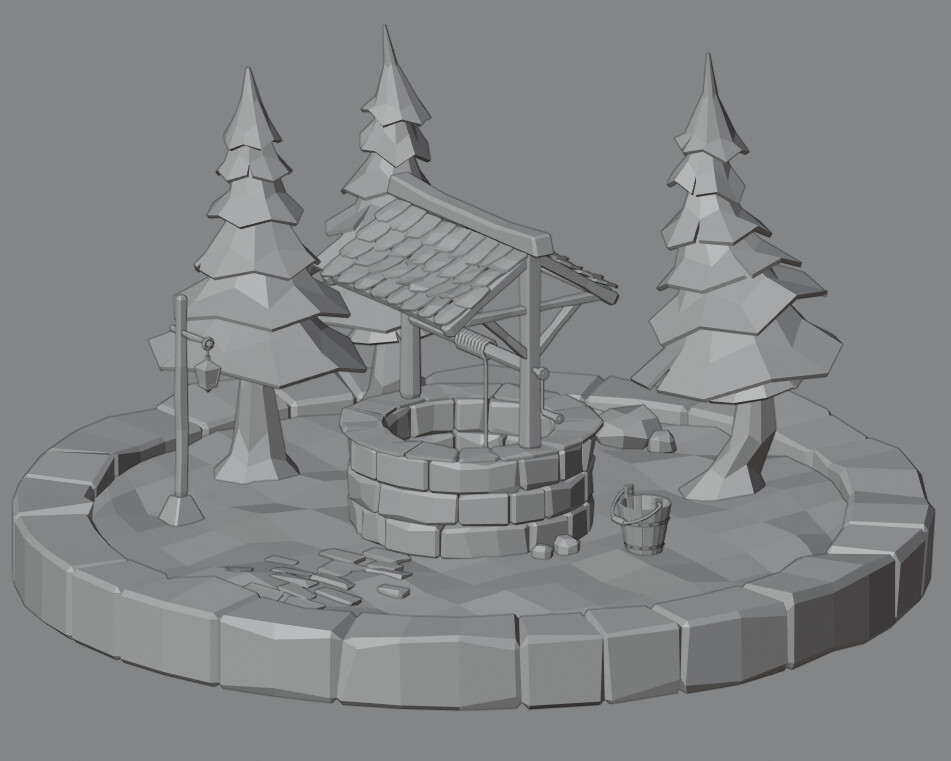 ArtStation - The Well | Game Assets
