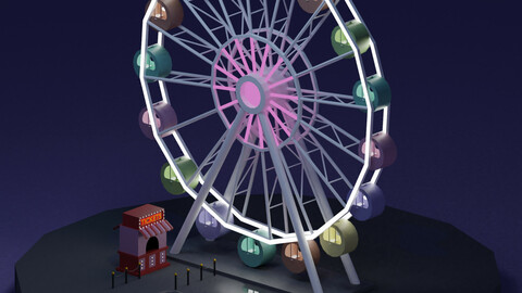 ArtStation - Ferris wheel | Game Assets