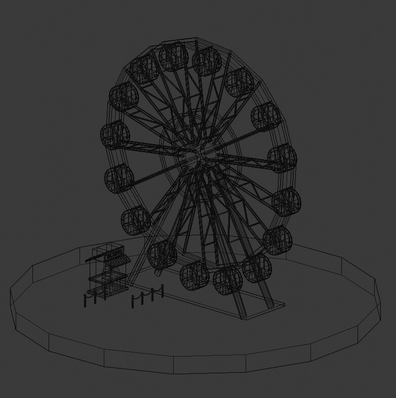 ArtStation - Ferris wheel | Game Assets