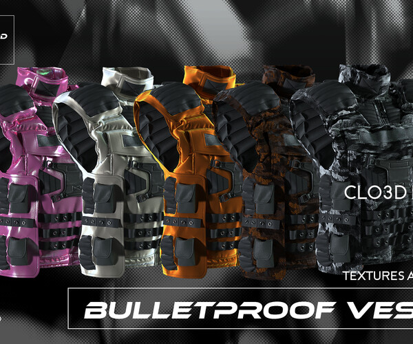ArtStation - Bulletproof Body Armor (Bulletproof Vest) | Resources