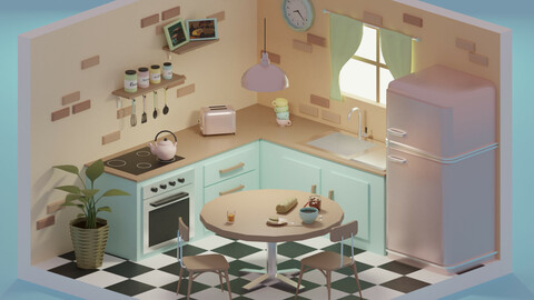 ArtStation - Kitchen | Game Assets