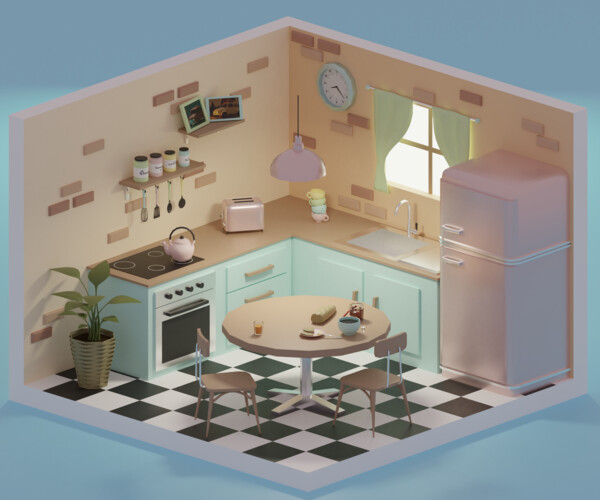 ArtStation - Kitchen | Game Assets