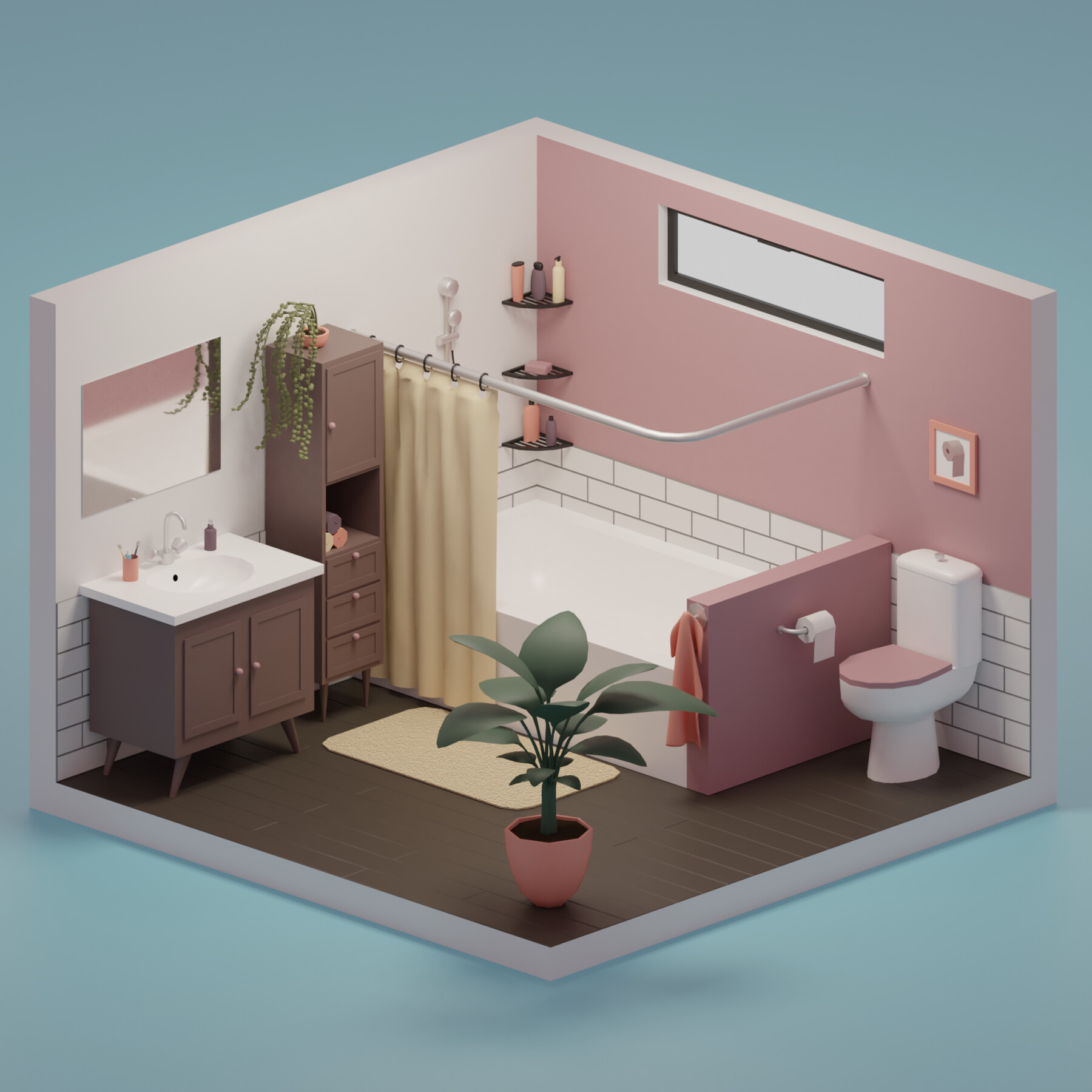 ArtStation - Bathroom | Game Assets