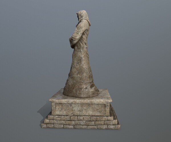 ArtStation - old statue 2 | Game Assets