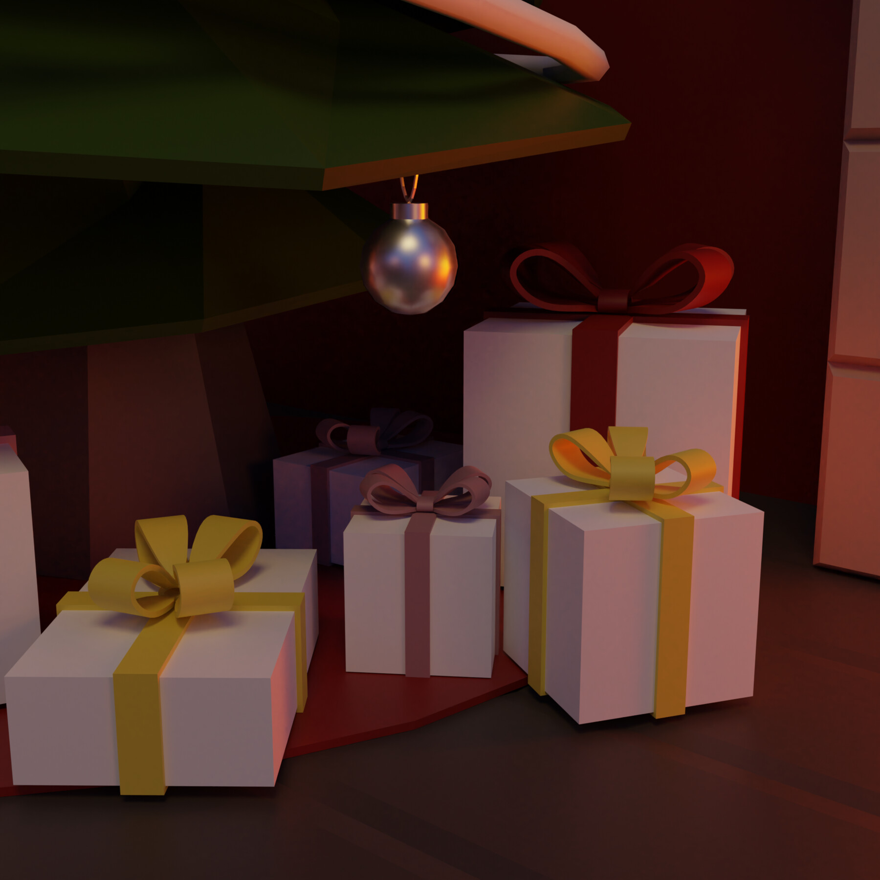 ArtStation - Christmas living-room | Game Assets