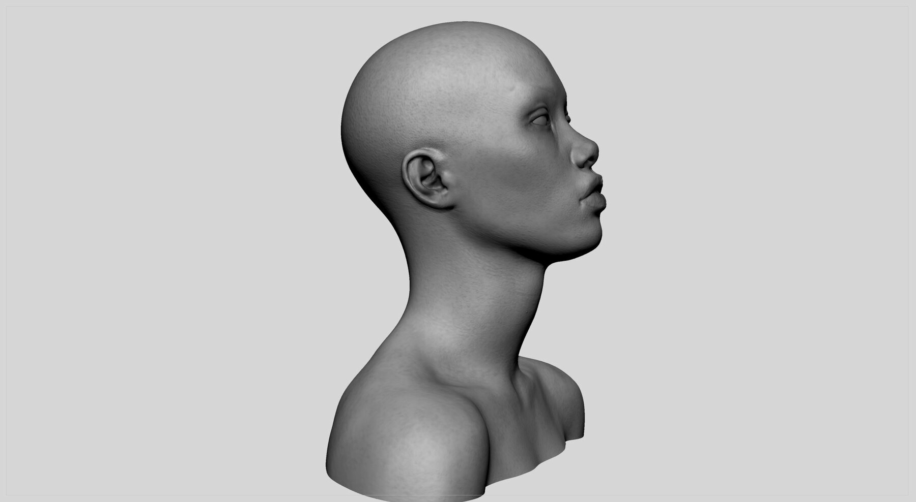 ArtStation - Asian Female Head 02 | Resources