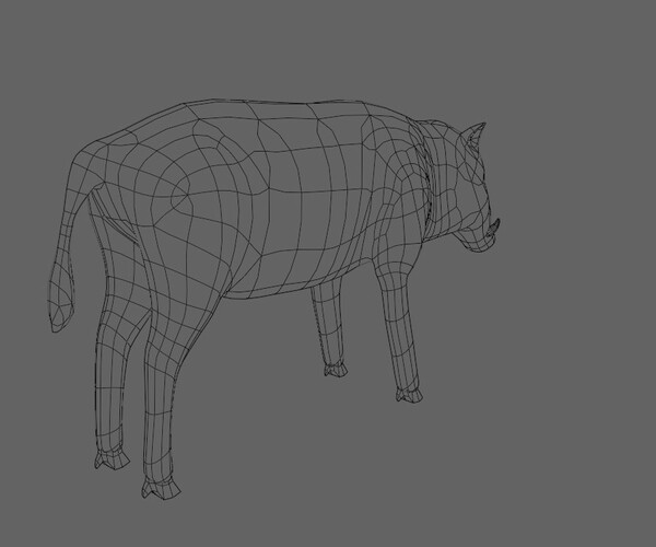 ArtStation - Boar - Javali Low-poly 3D model | Game Assets