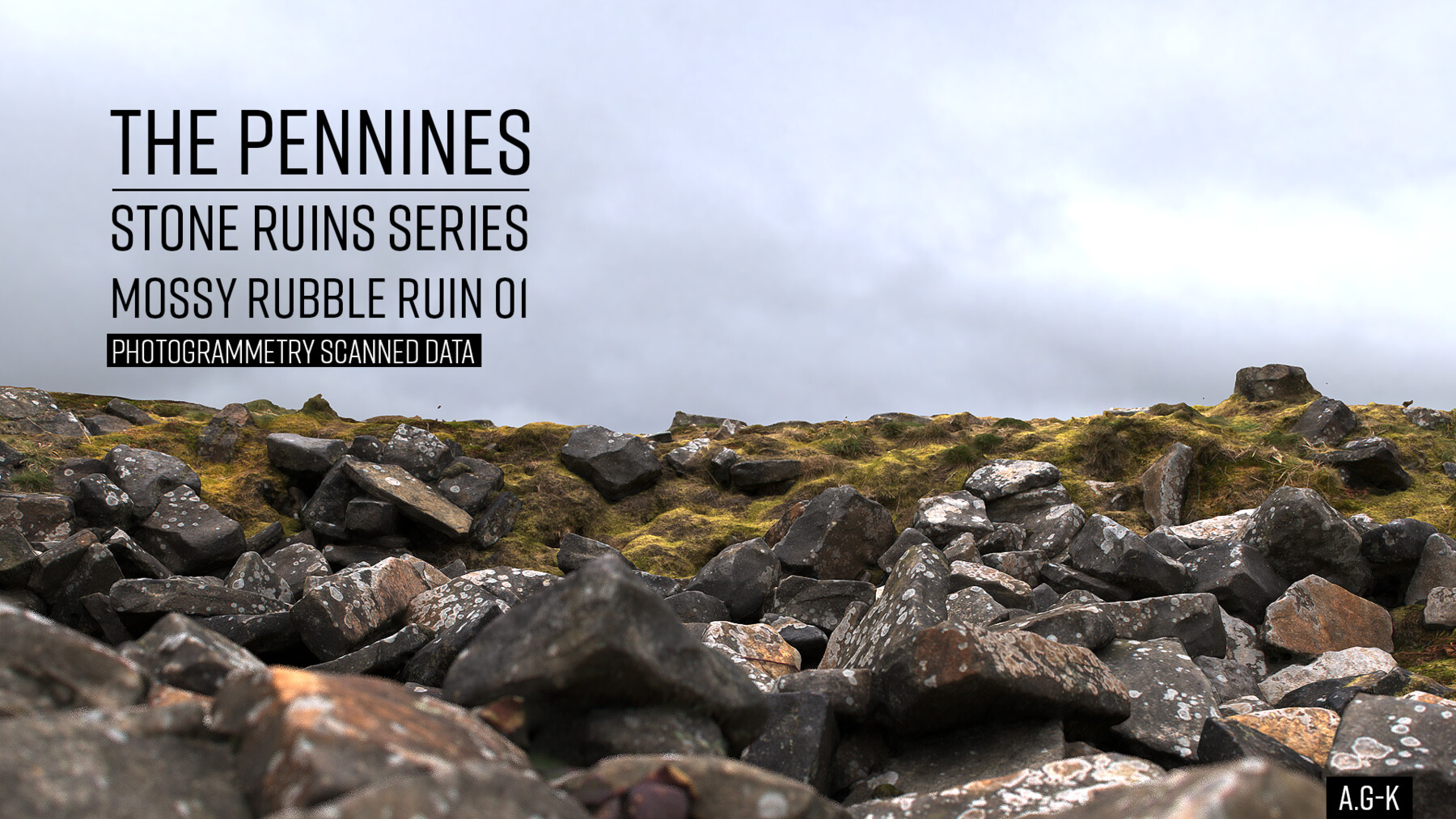 ArtStation - Mossy Stone Rubble Ruin 01 | Resources