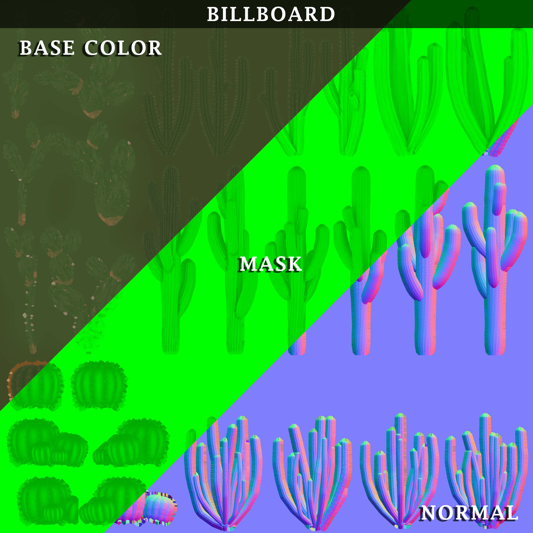 ArtStation - Cactus Package | Game Assets