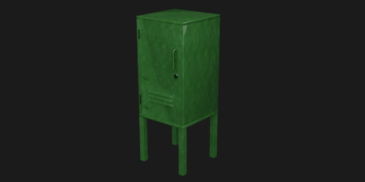 ArtStation - Green Locker | Game Assets