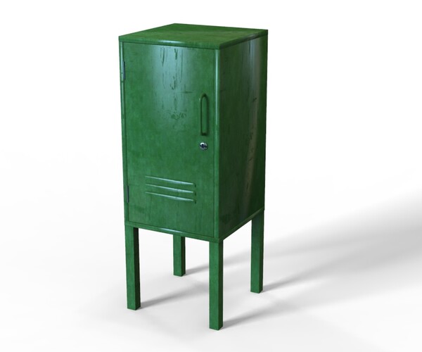 ArtStation - Green Locker | Game Assets