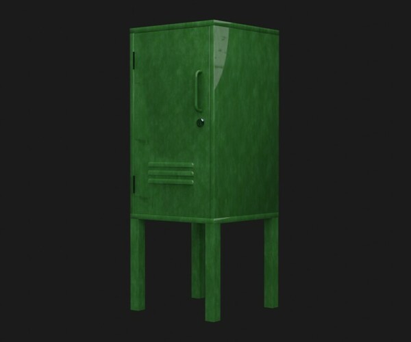 ArtStation - Green Locker | Game Assets
