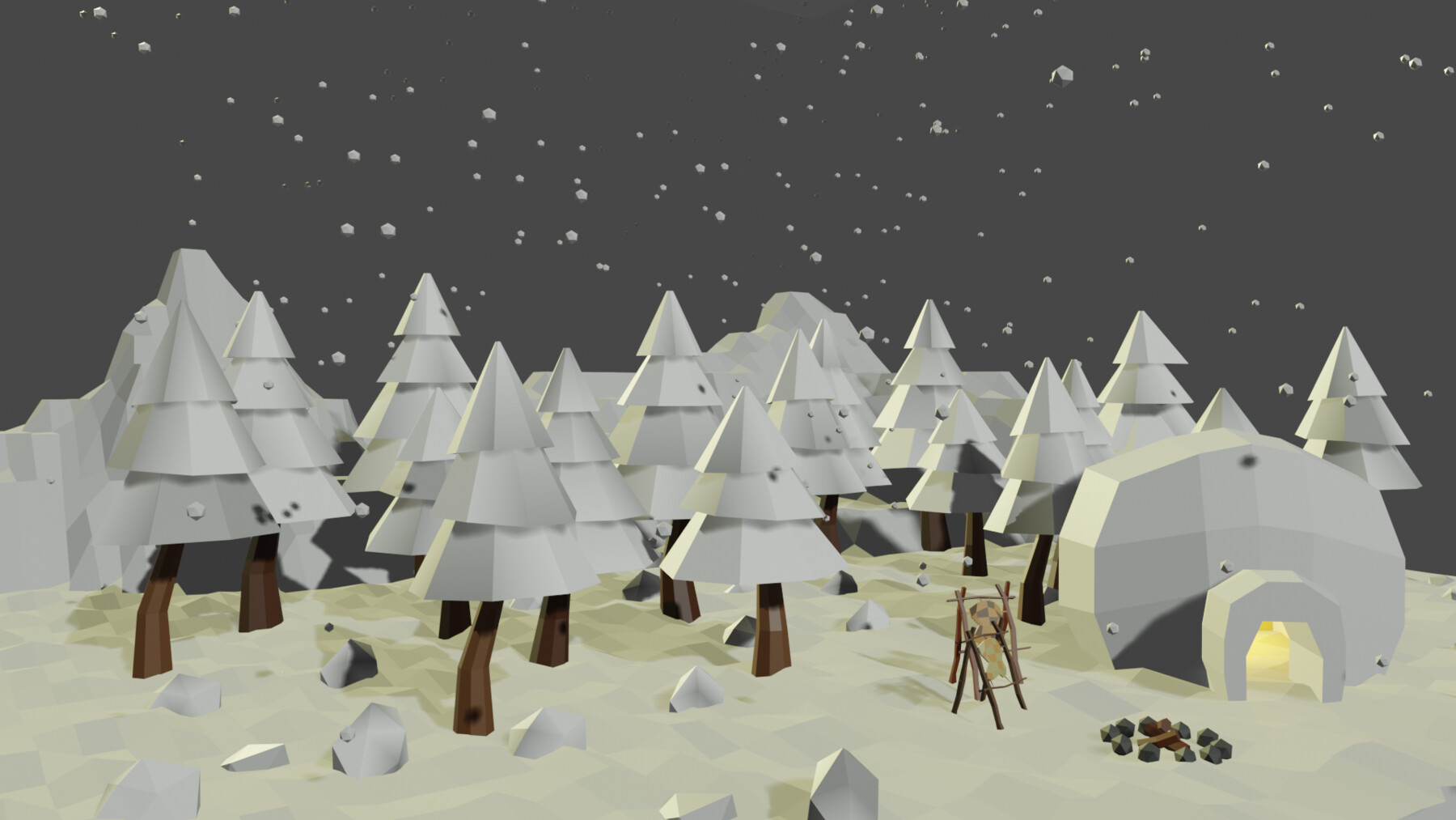 ArtStation - Winter Set | Game Assets