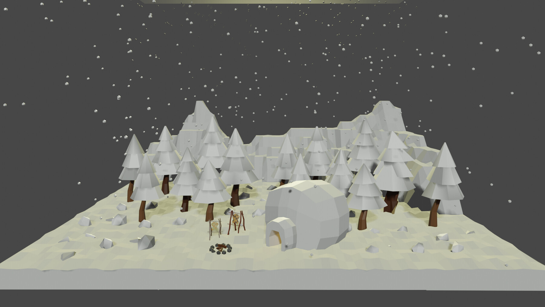 ArtStation - Winter Set | Game Assets