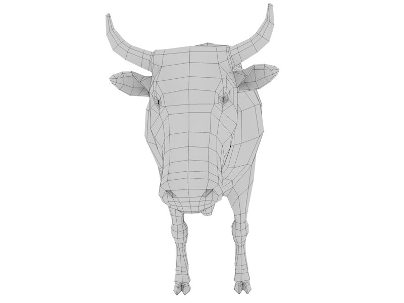 ArtStation - Cow base mesh | Resources
