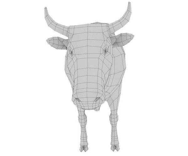 ArtStation - Cow base mesh | Resources
