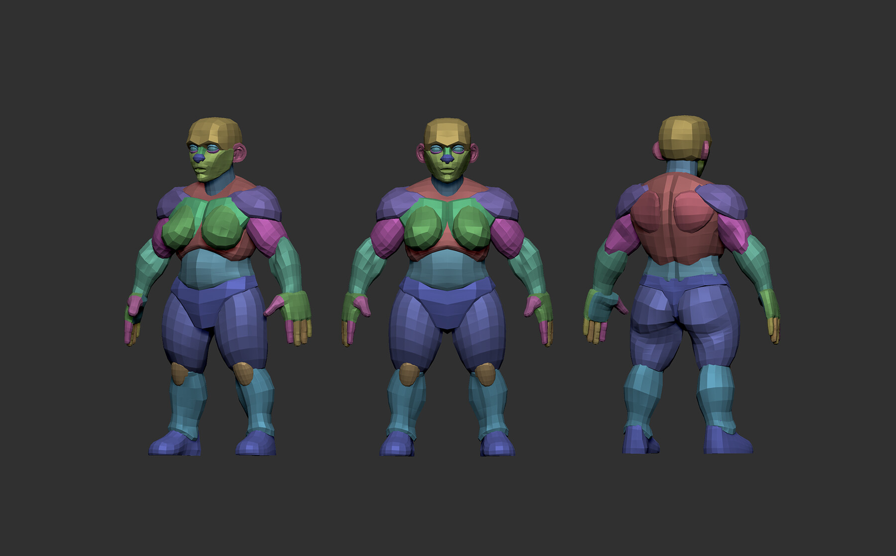 ArtStation - Stylized Fantasy Characters Basemesh Pack | Game Assets