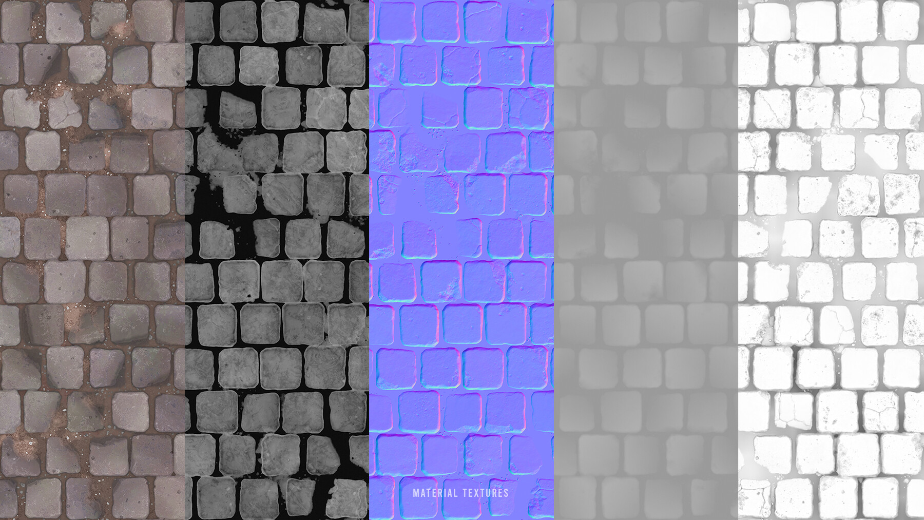 ArtStation - Wet Cobblestone - Substance Designer | Game Assets