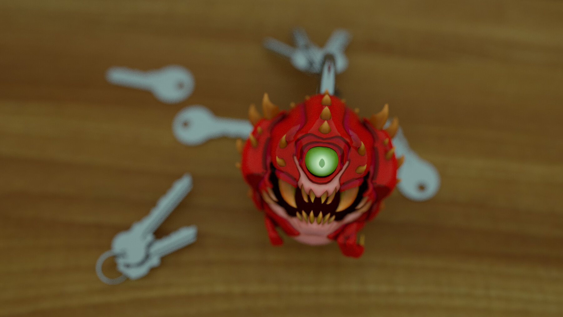ArtStation - Doom Cacodemon Keychain | Resources
