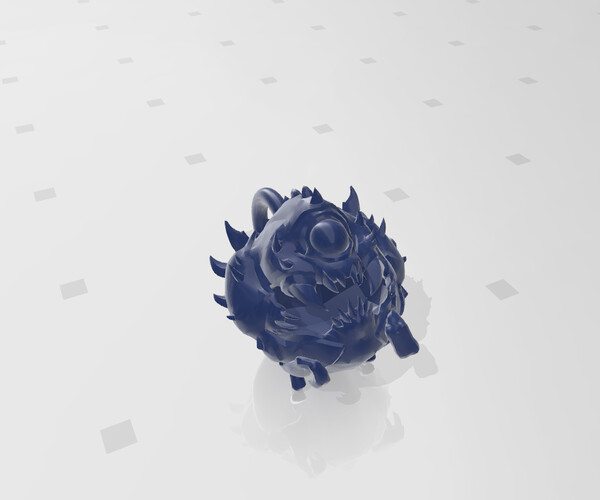 ArtStation - Doom Cacodemon Keychain | Resources