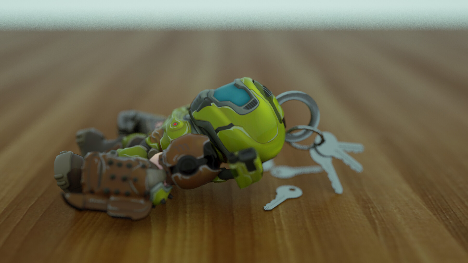 ArtStation - Doom Slayer Keychain | Resources