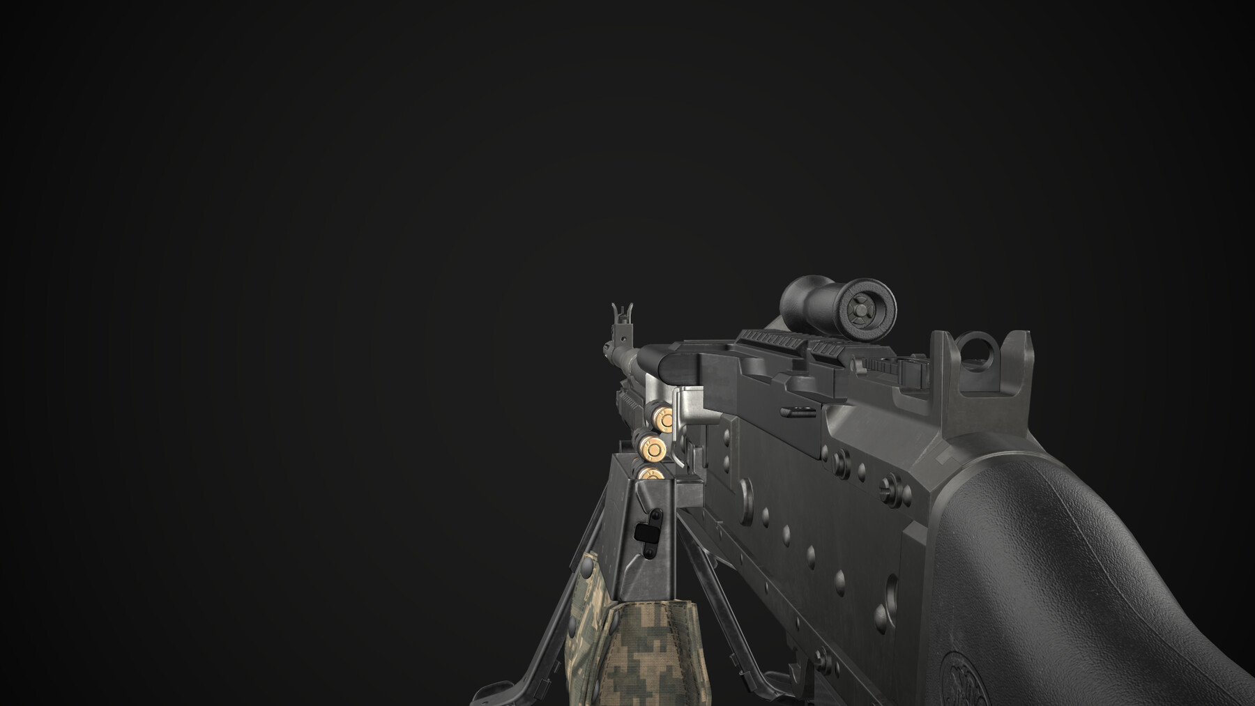 ArtStation - FN MAG / M240 Machine Gun (Game Ready) | Game Assets