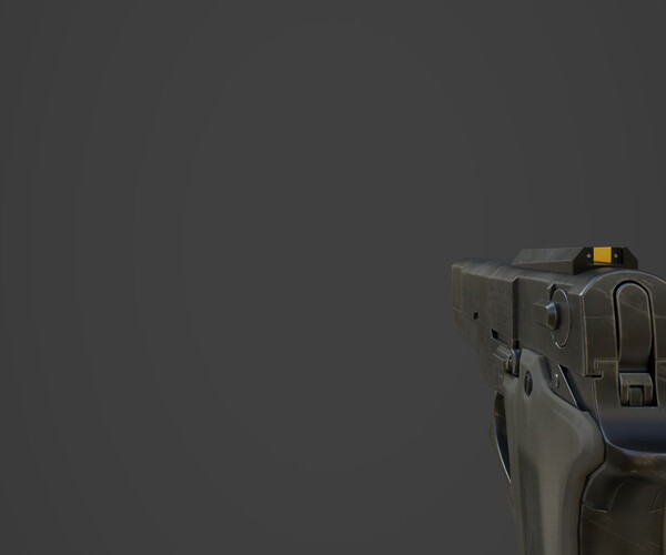 ArtStation - ASP pistol | Game Assets