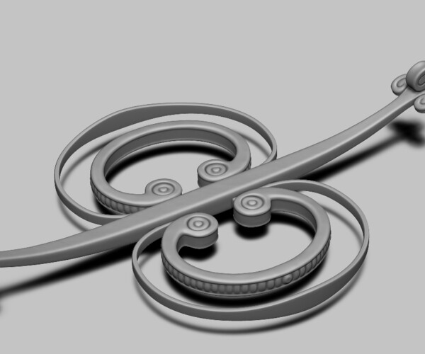 ArtStation - Highpoly Medieval Flamberge Sword [3D print model] | Game ...