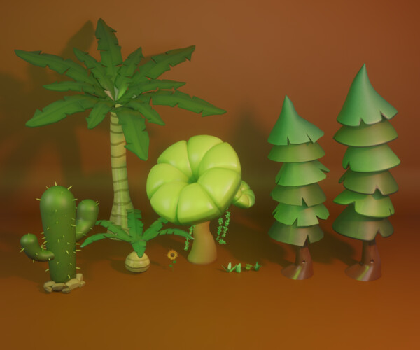 ArtStation - Tree Pack | Game Assets