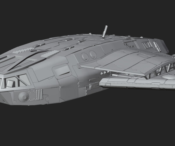 ArtStation - Scifi Transport Ship | Resources