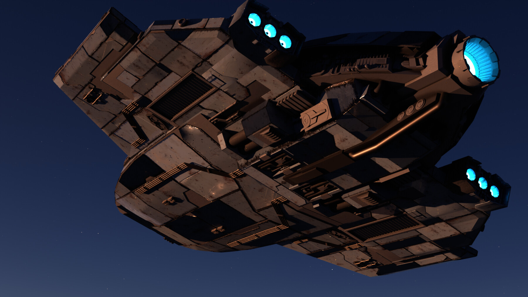 ArtStation - Scifi Transport Ship | Resources