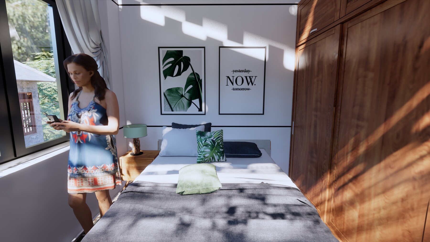 ArtStation - 8x8 House Design - Land 10x10 sqm - Small Villa 2 Storey ...