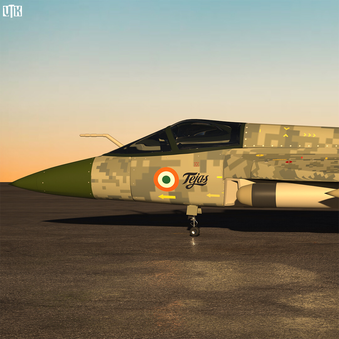 ArtStation - HAL Tejas ,Fighter jJet | Game Assets