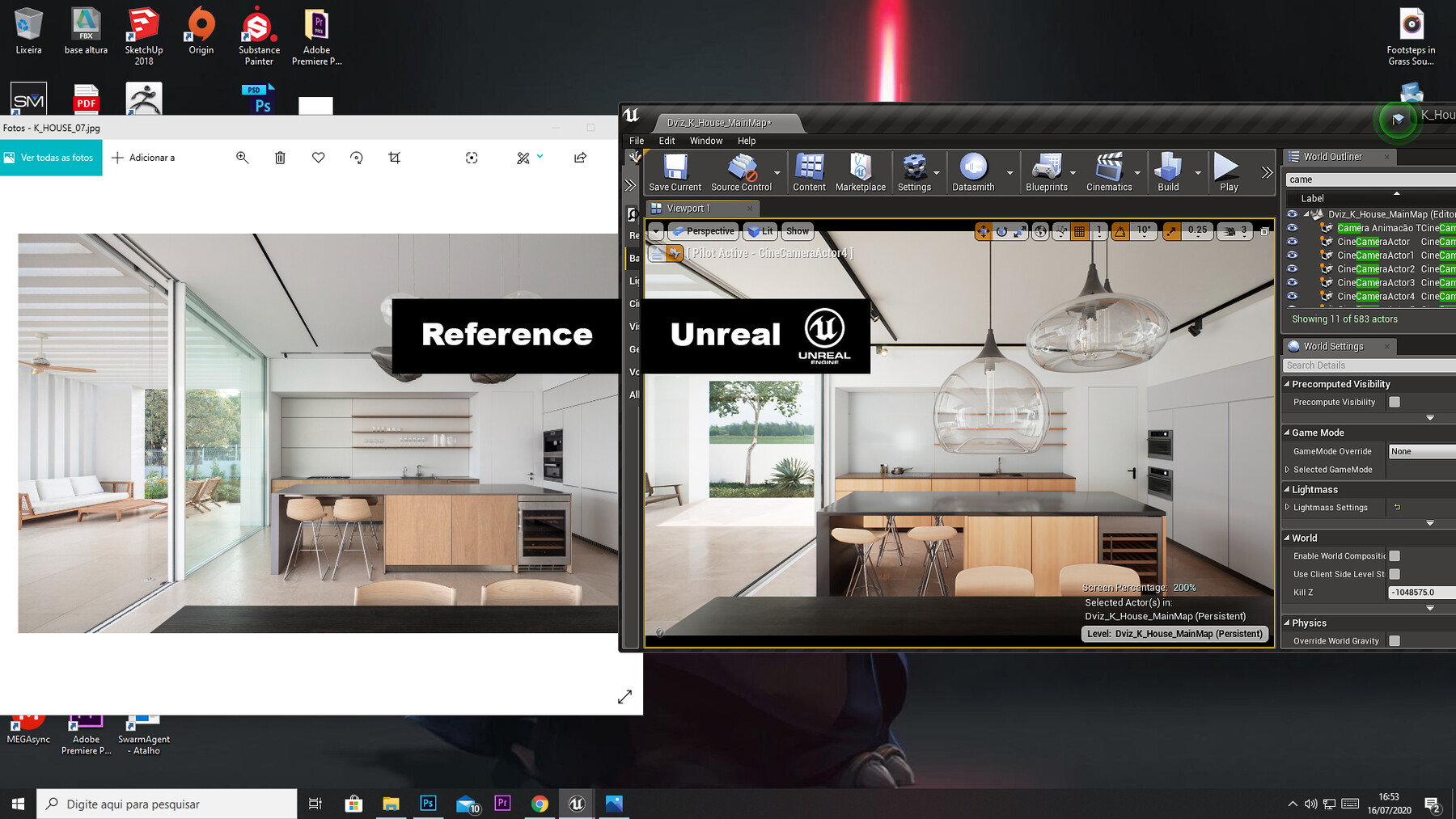 ArtStation - dviz - Realistic House UE4 Archviz Project | Tutorials