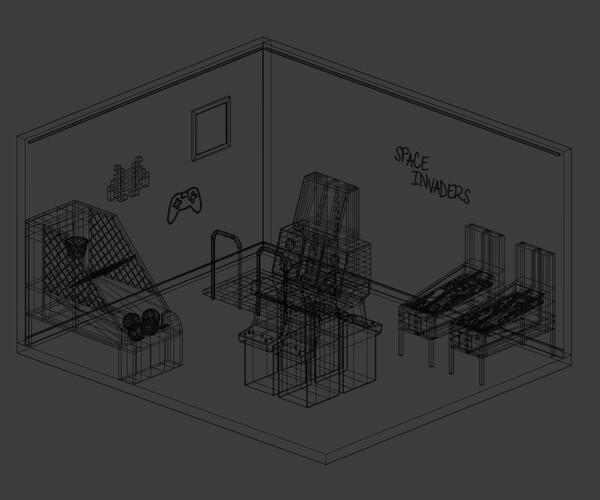 ArtStation - Arcade room | Game Assets