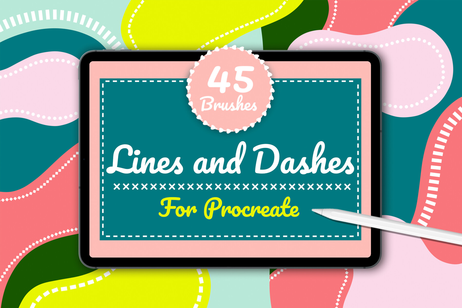 ArtStation - Lines & Dashes Procreate Brushes | Brushes