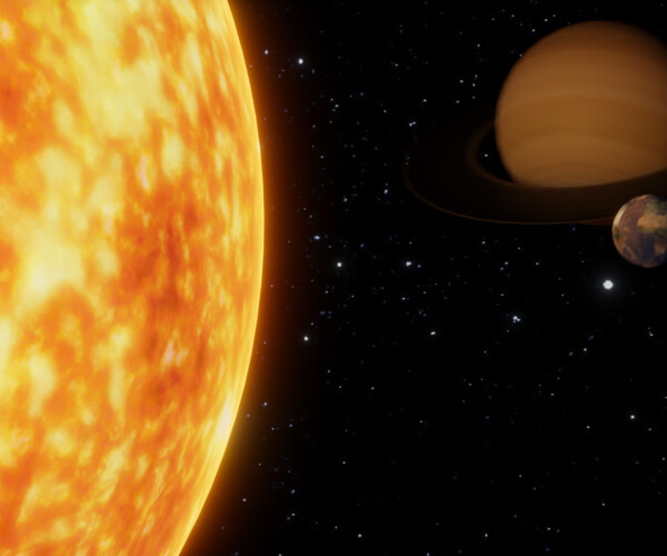 ArtStation - Our Solar System 3D model (With animation) | Resources