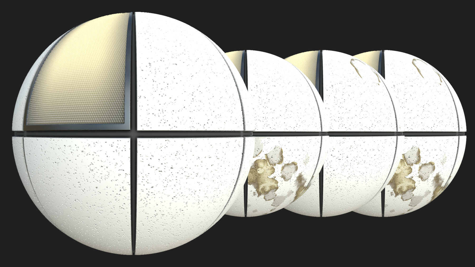 ArtStation - PBR Ceiling Tiles With Lights 02 | Game Assets