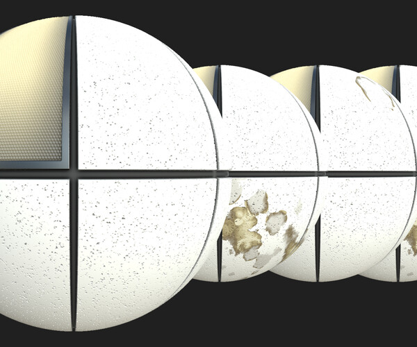 ArtStation - PBR Ceiling Tiles With Lights 02 | Game Assets