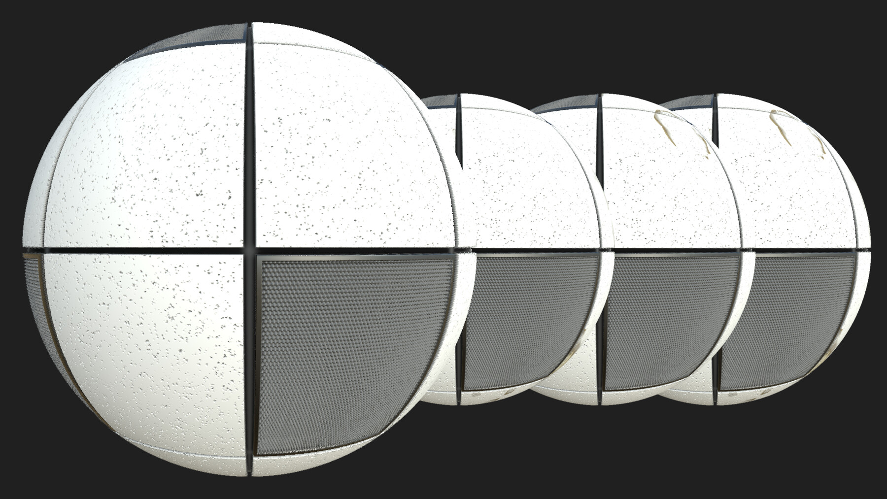 ArtStation - PBR Ceiling Tiles With Lights 03 | Game Assets