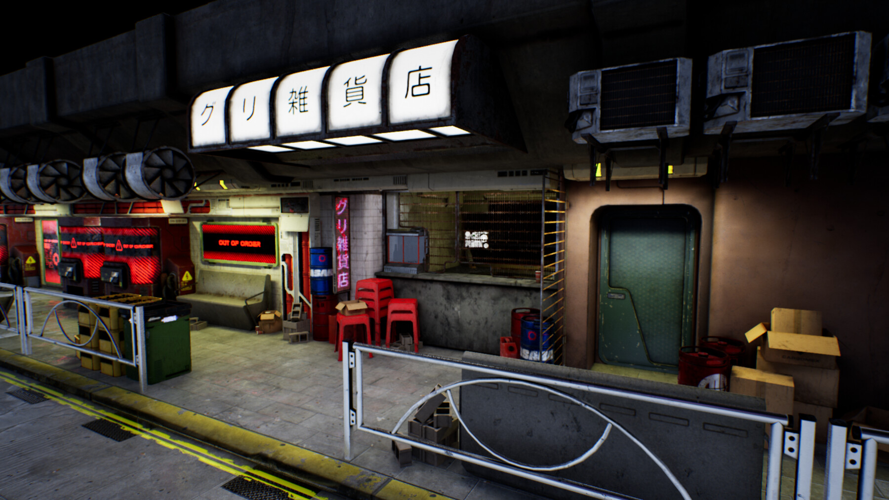 ArtStation - Mini Cyberpunk Props Pack Asset (Game Ready)(Unreal Engine) | Game Assets