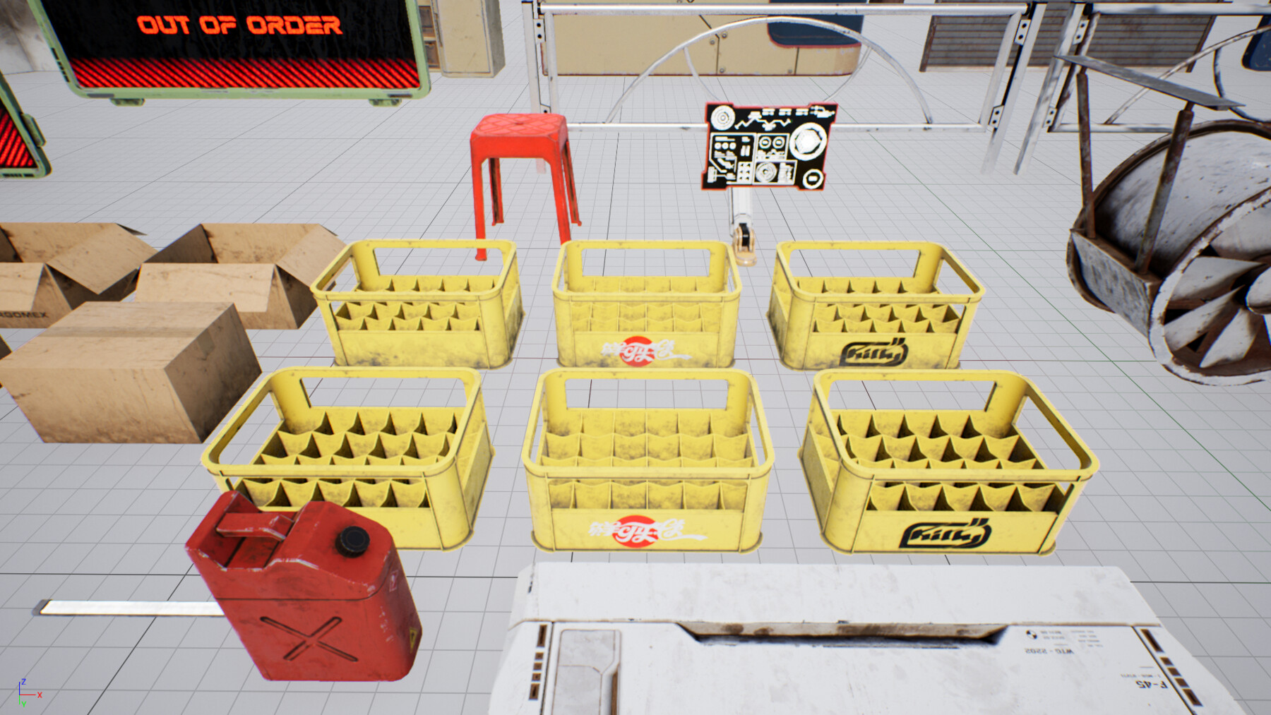 ArtStation - Mini Cyberpunk Props Pack Asset (Game Ready)(Unreal Engine) | Game Assets